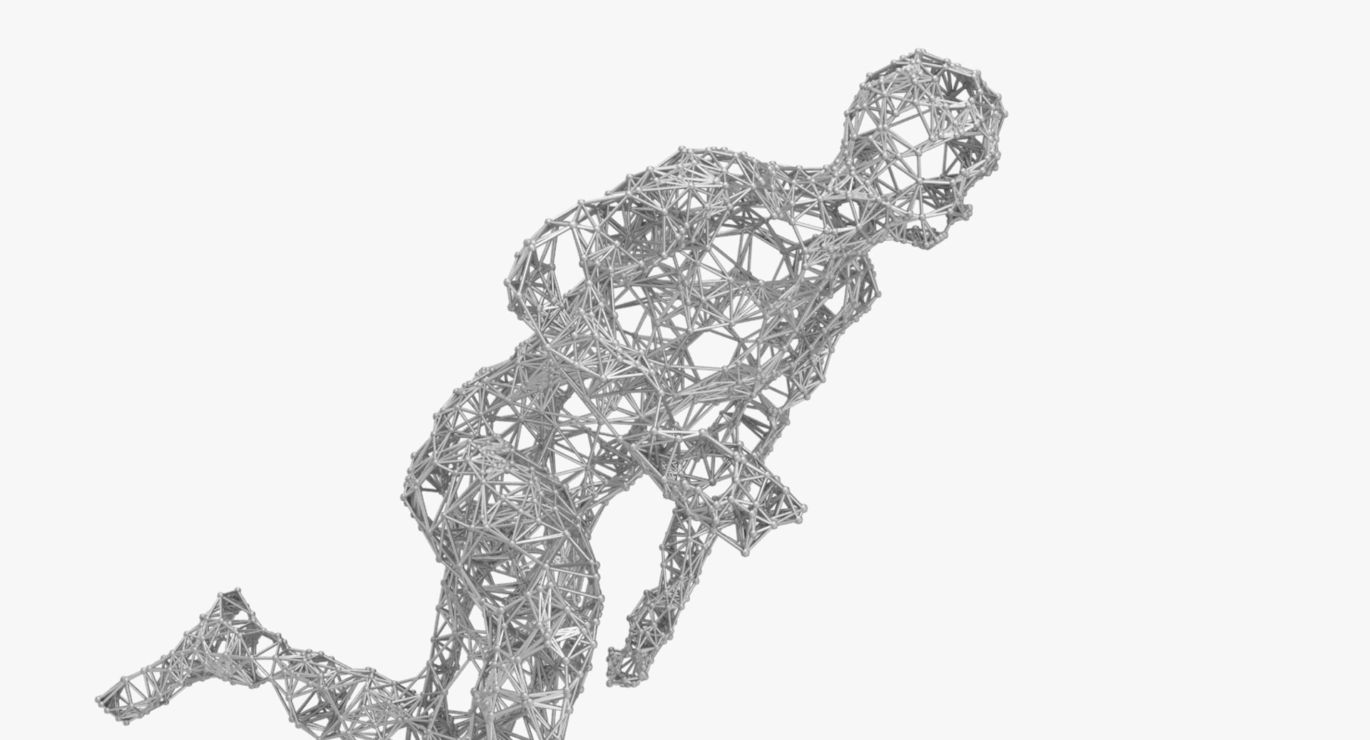 Human Pose Abstract Running 3D - TurboSquid 1301846