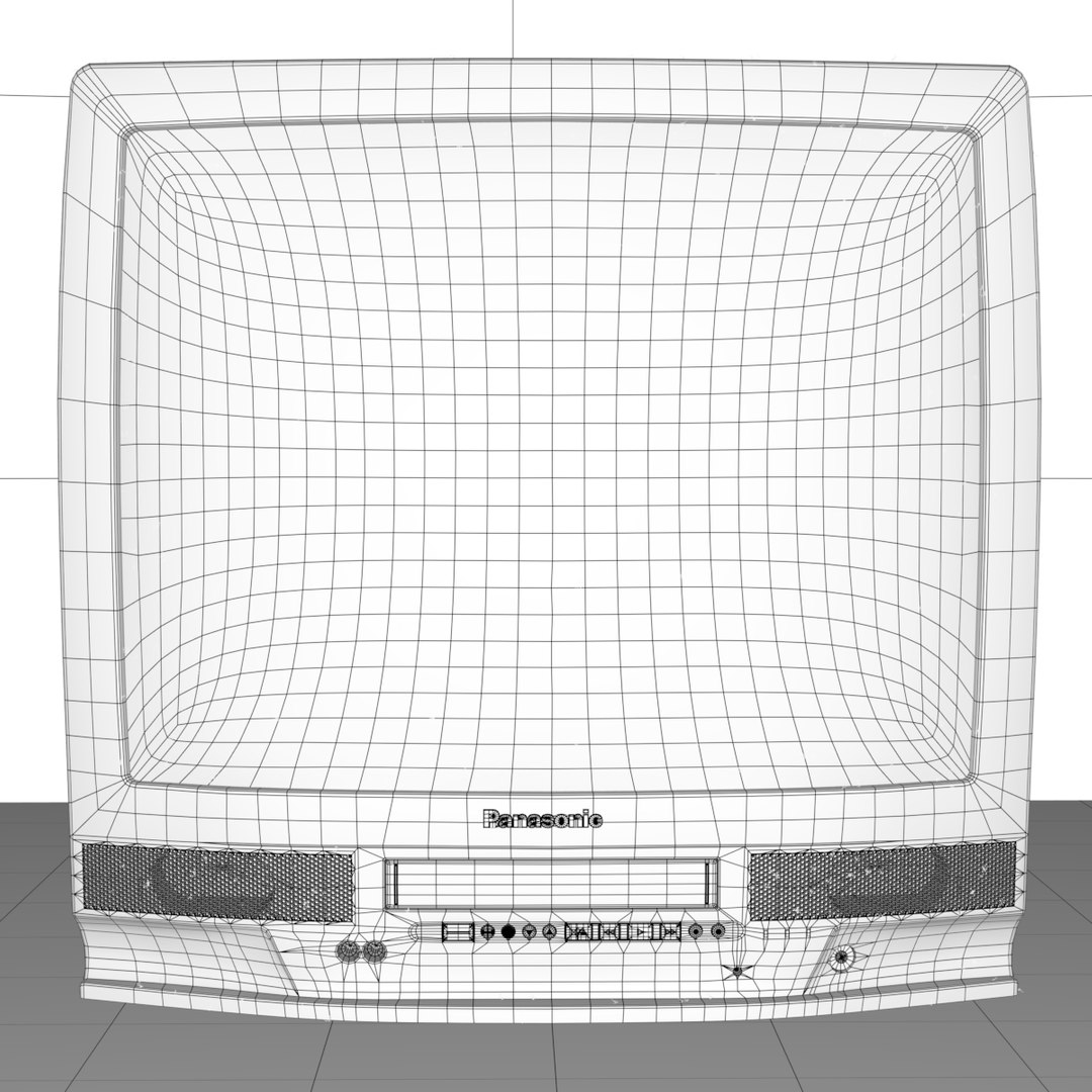 Crt Television 3d Fbx