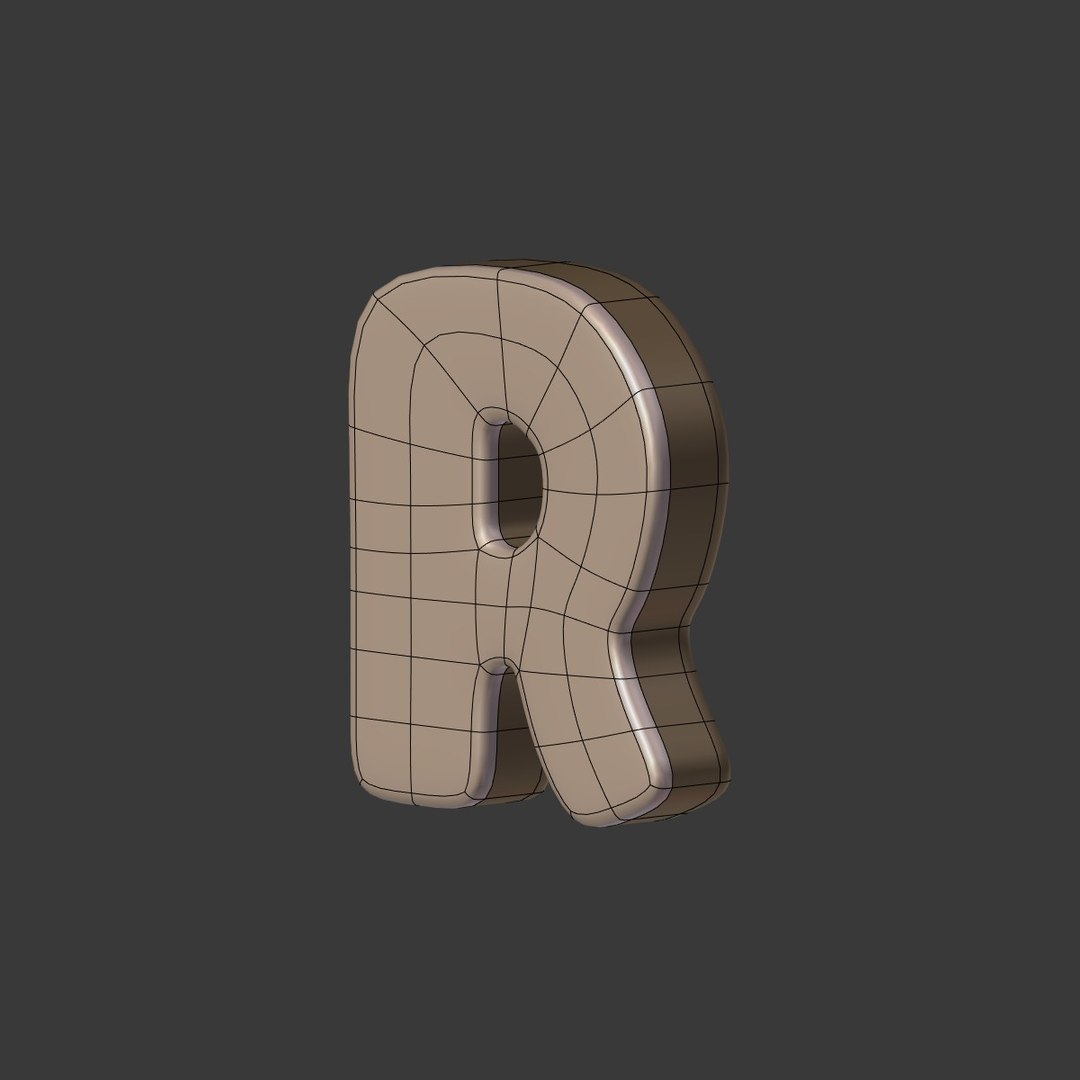 Cartoon Alphabet 3D Model - TurboSquid 1472717