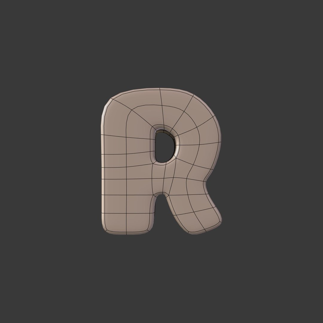 Cartoon Alphabet 3D Model - TurboSquid 1472717