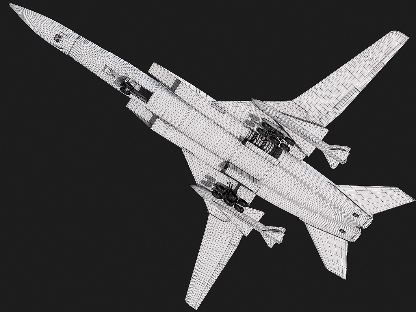 Tupolev Tu 22 Model - TurboSquid 1232172