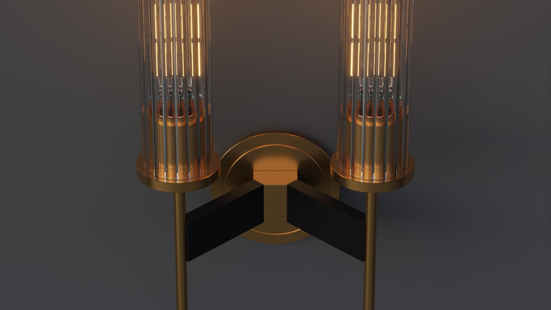 Allouette Double Sconce 3D Model - TurboSquid 2126725