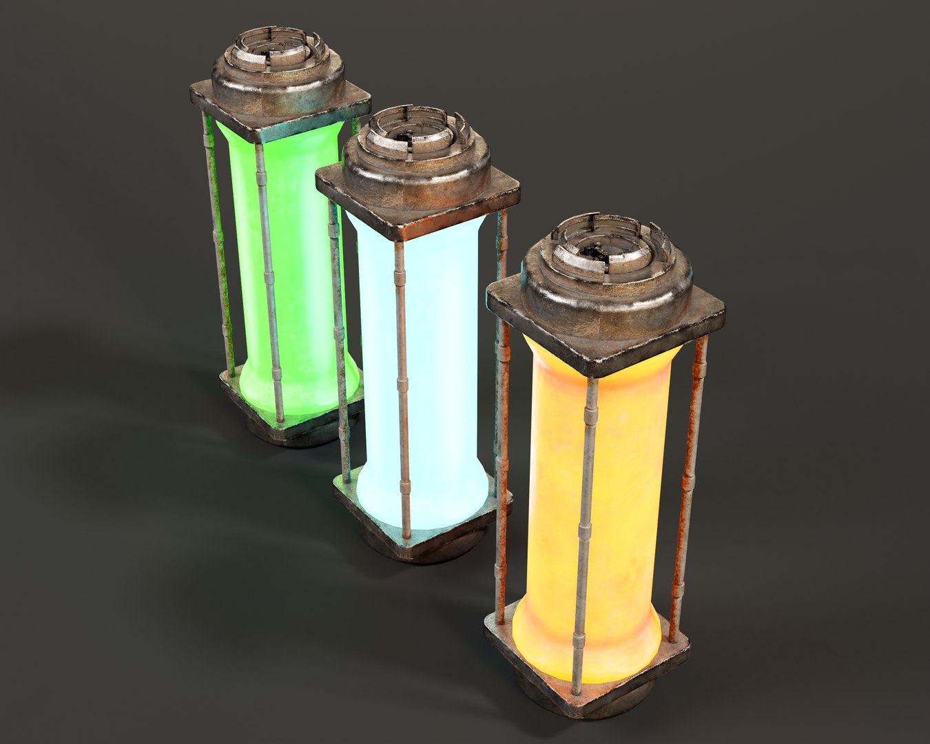Sci-Fi Power Cells 3D Model - TurboSquid 2357567