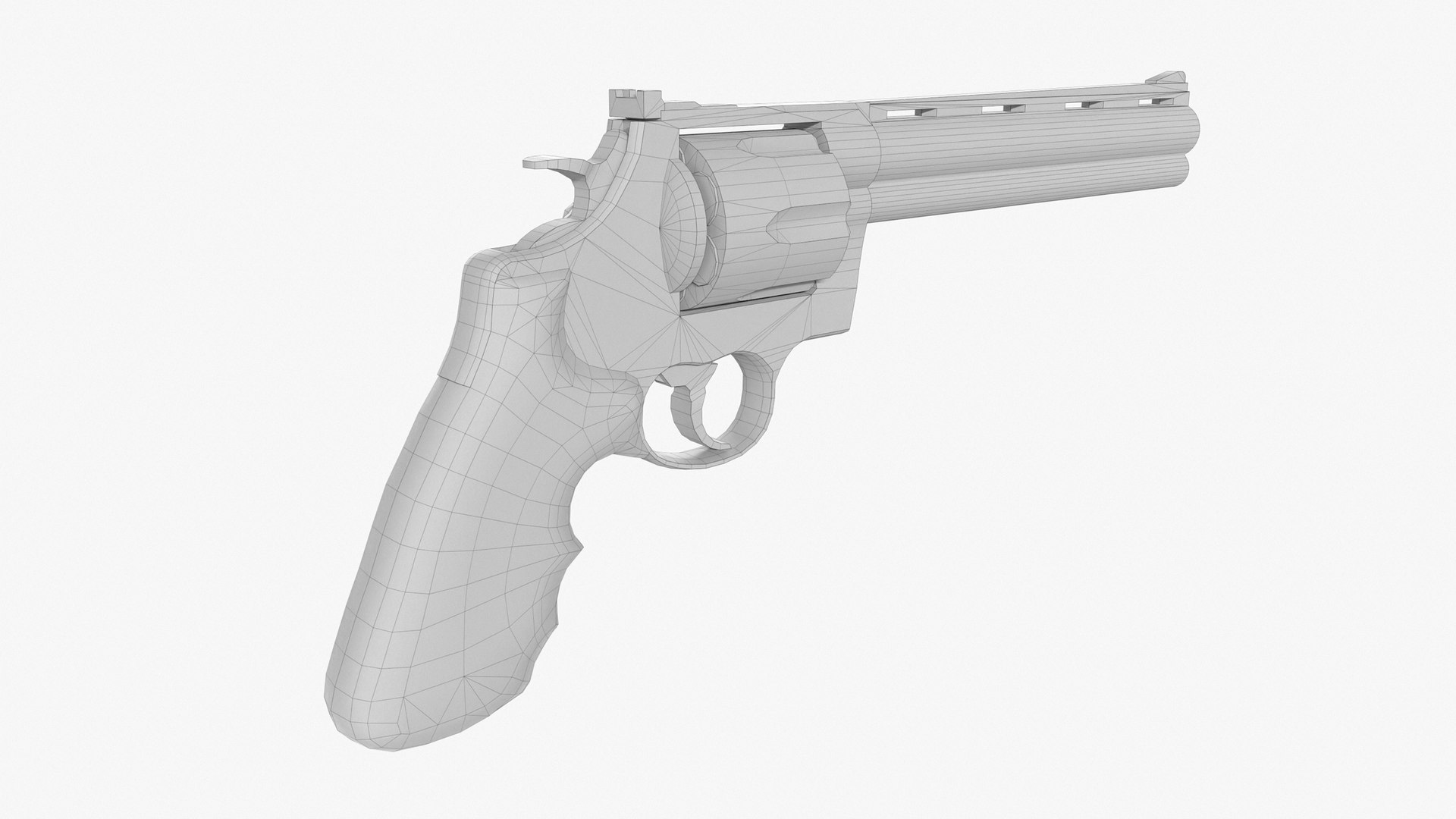 Free Colt Anaconda 8 Inch 3d Model