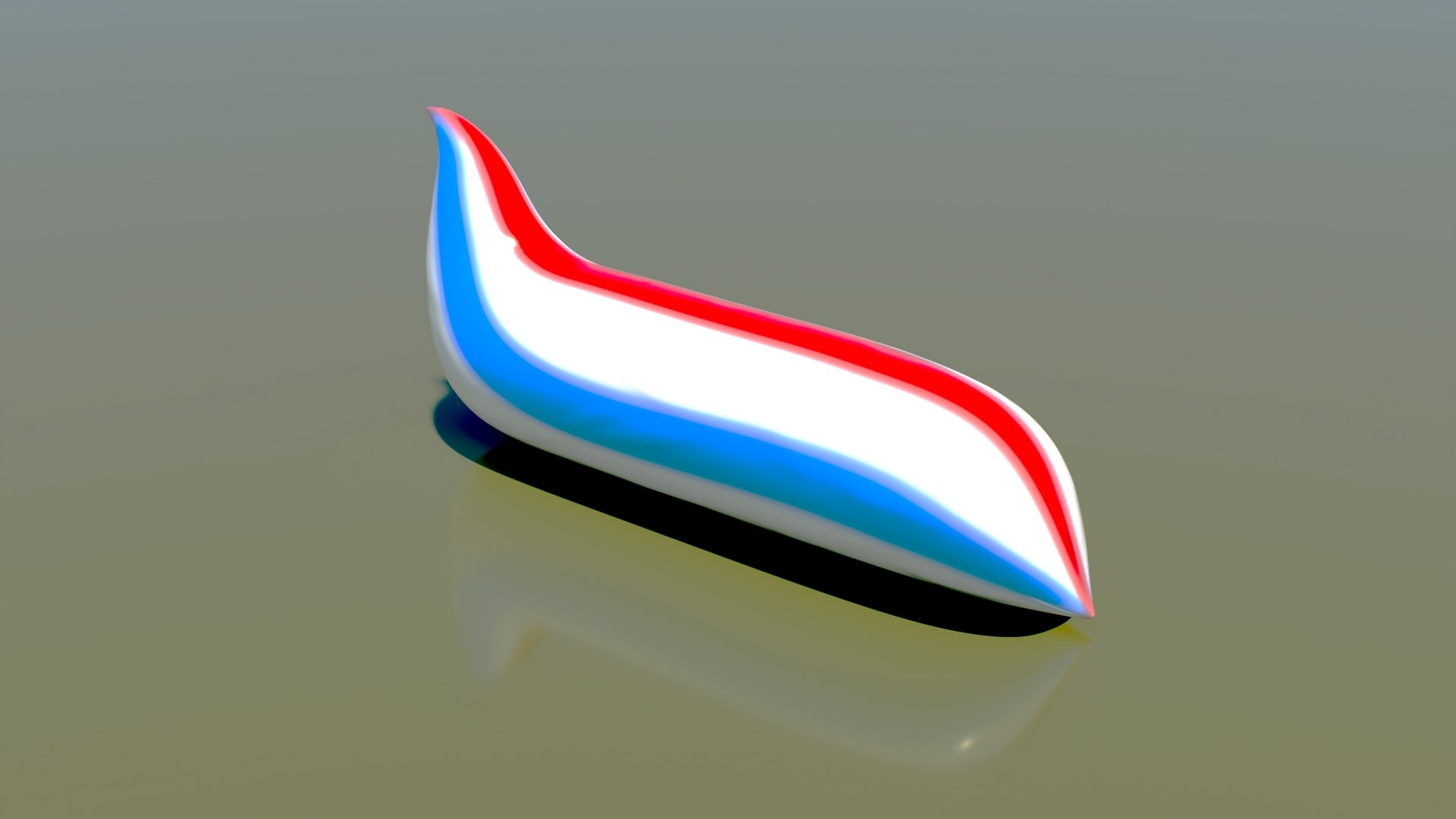 Toothpaste Blob Thee Colors 3D Model - TurboSquid 2319049