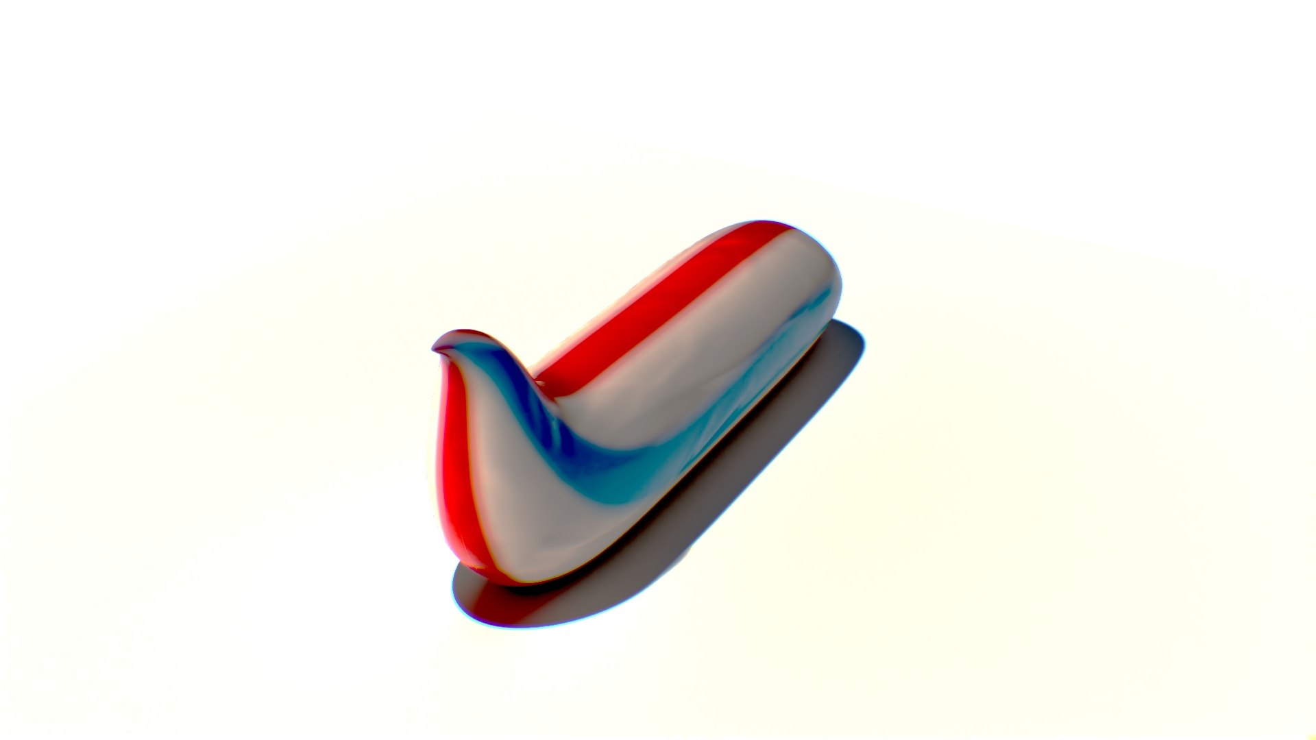 Toothpaste Blob Thee Colors 3D Model - TurboSquid 2319049