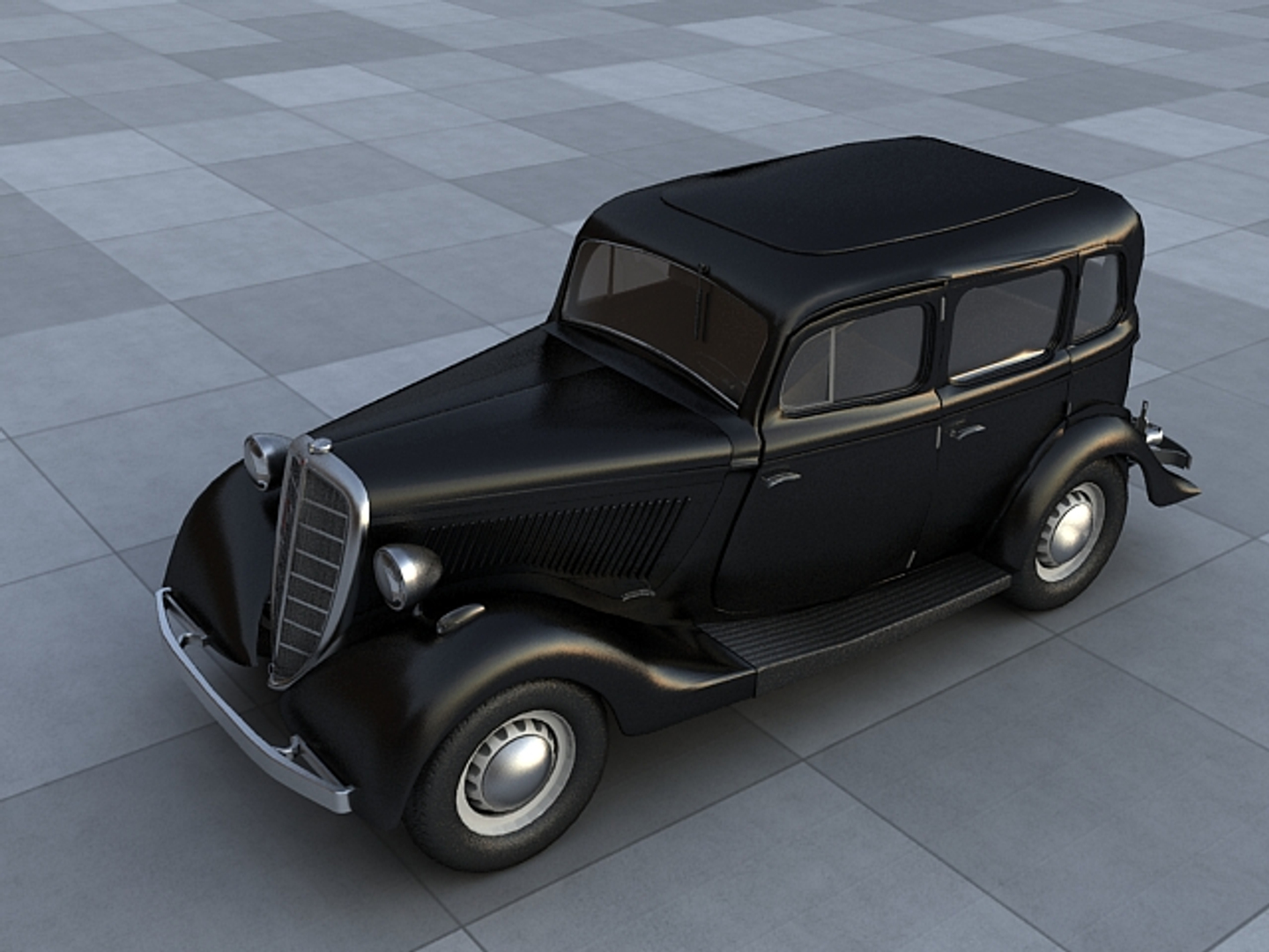 car gaz 3d model