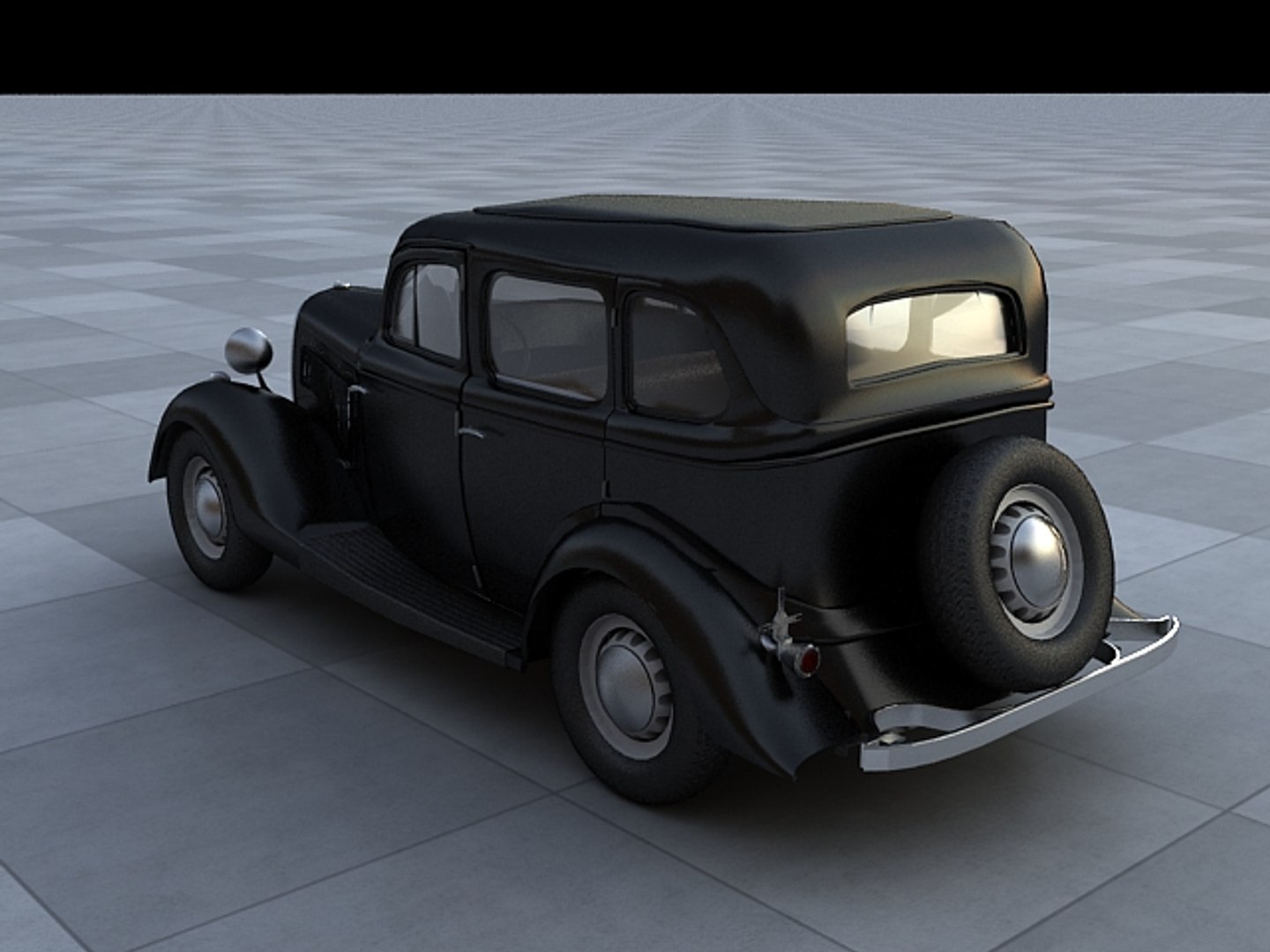 Car Gaz 3d Model