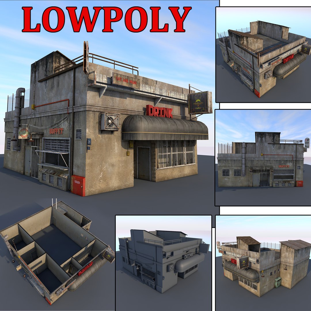 3D Shop Games Ready - TurboSquid 1223255