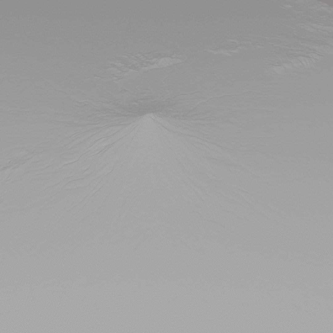 3D volcano mayon model - TurboSquid 1668002
