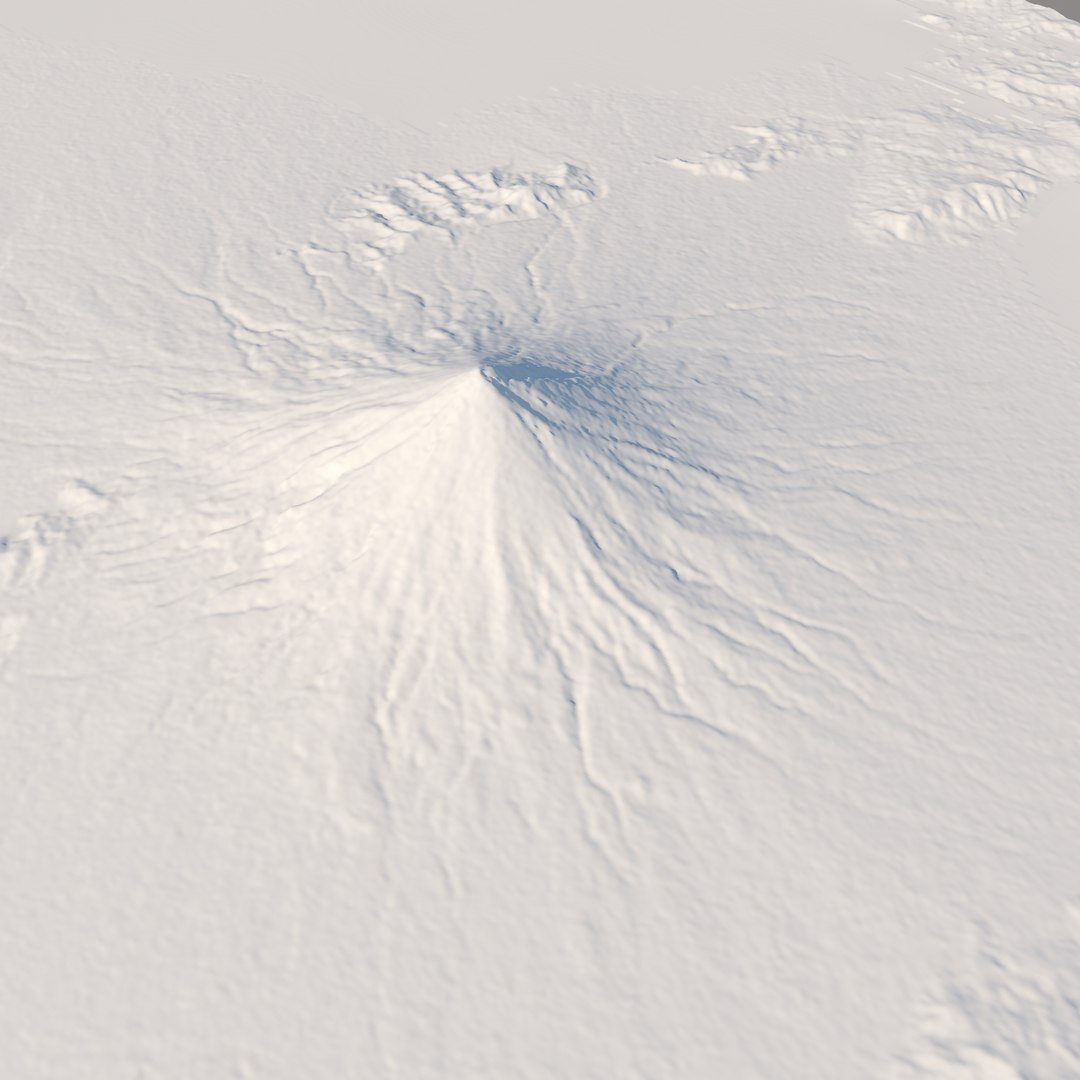 3D volcano mayon model - TurboSquid 1668002