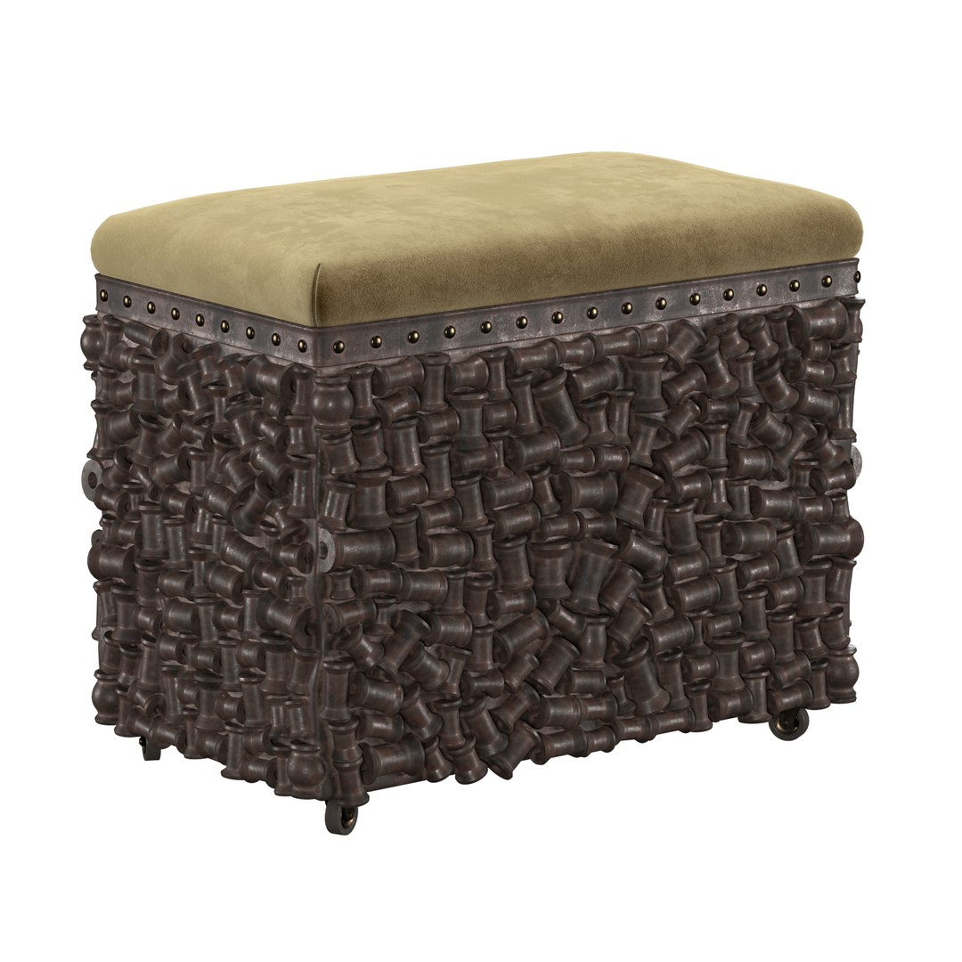 3D Tube Stool Model - TurboSquid 2398557