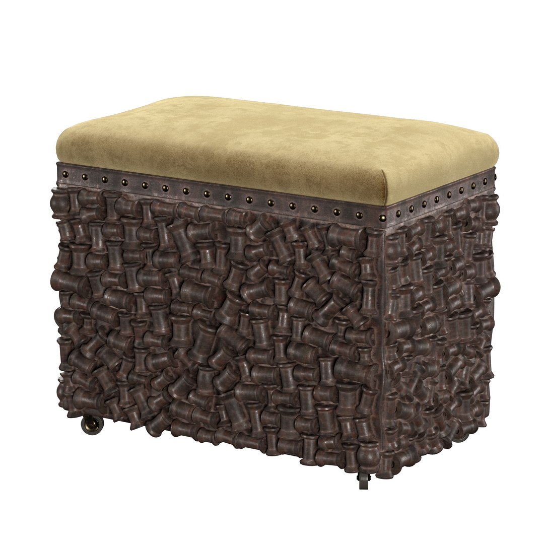 3D Tube Stool Model - TurboSquid 2398557