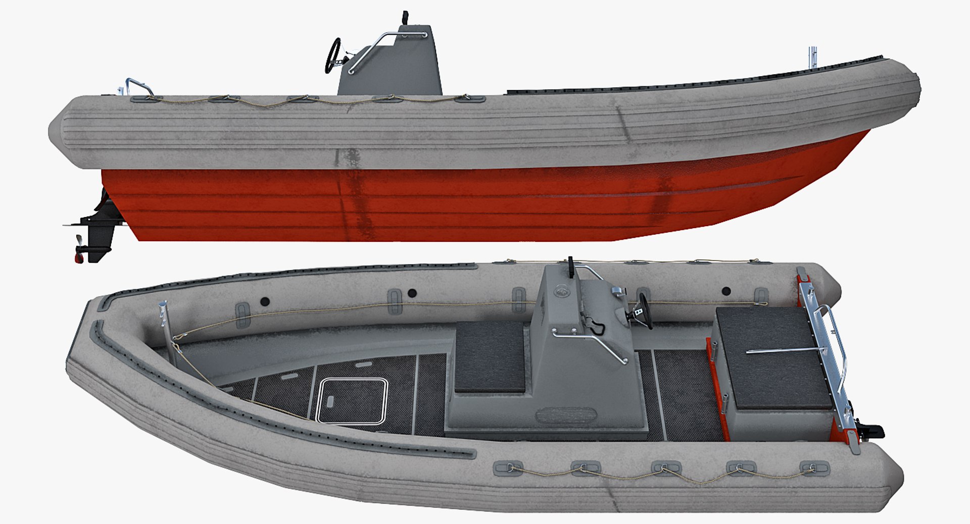 3D Model Rescue Boat - TurboSquid 1246508
