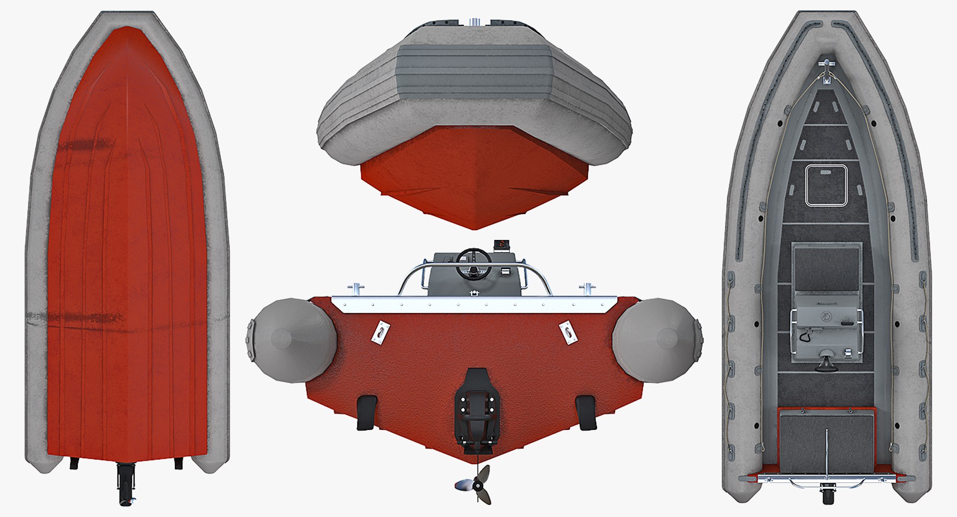 3D Model Rescue Boat - TurboSquid 1246508