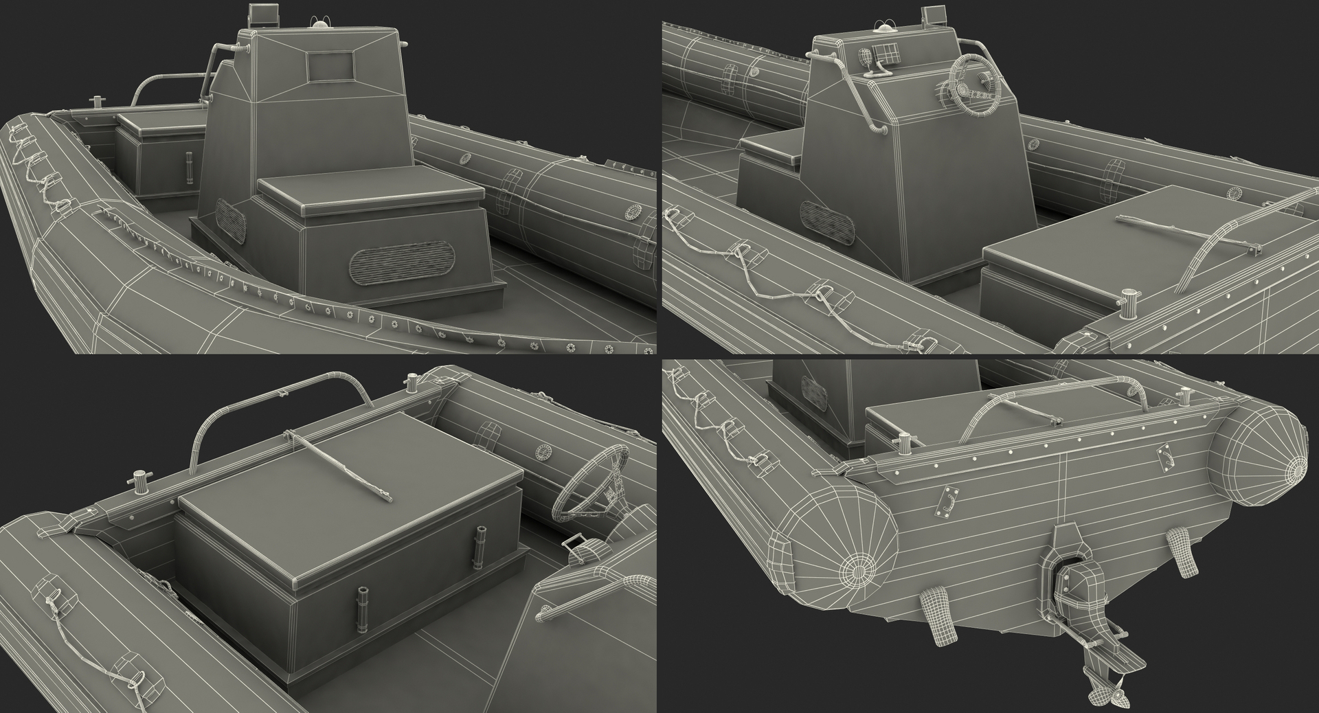 3D model rescue boat - TurboSquid 1246508