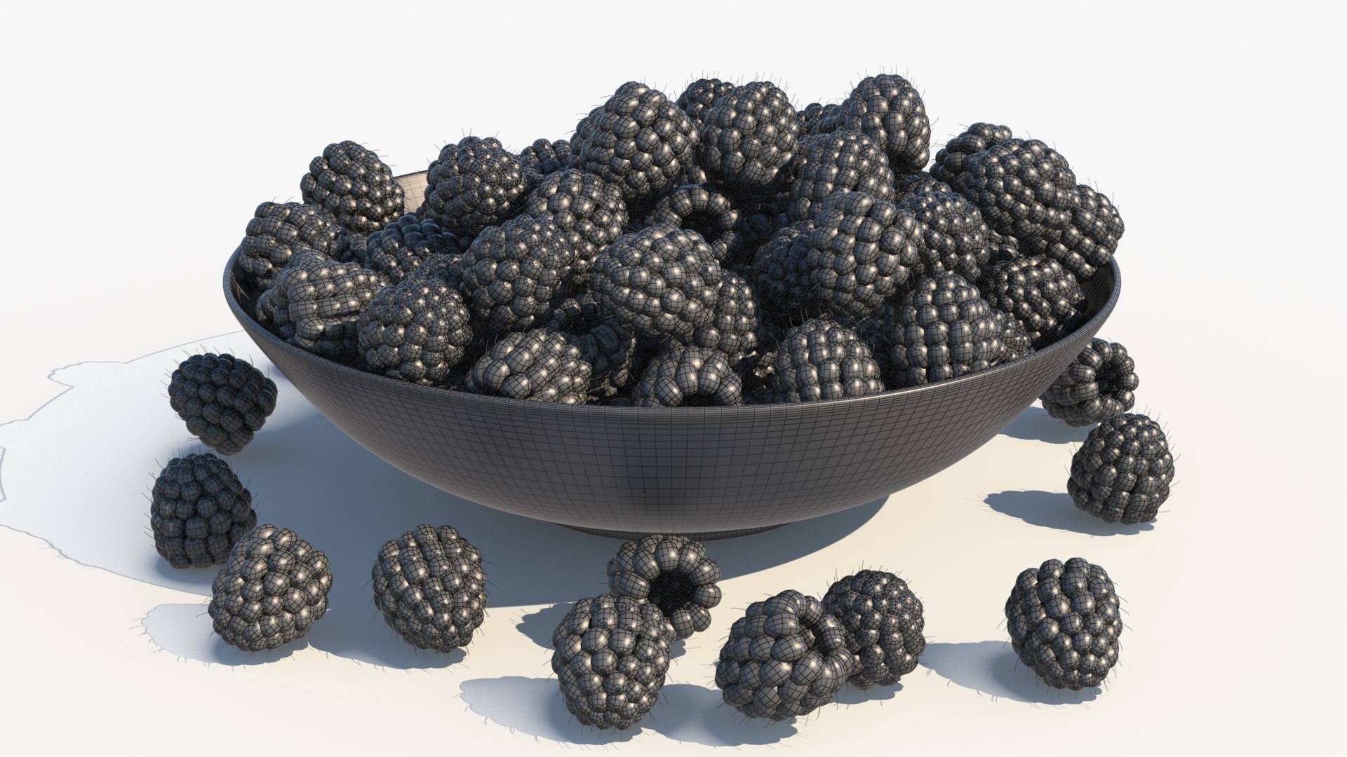 3D Raspberry - TurboSquid 2021705