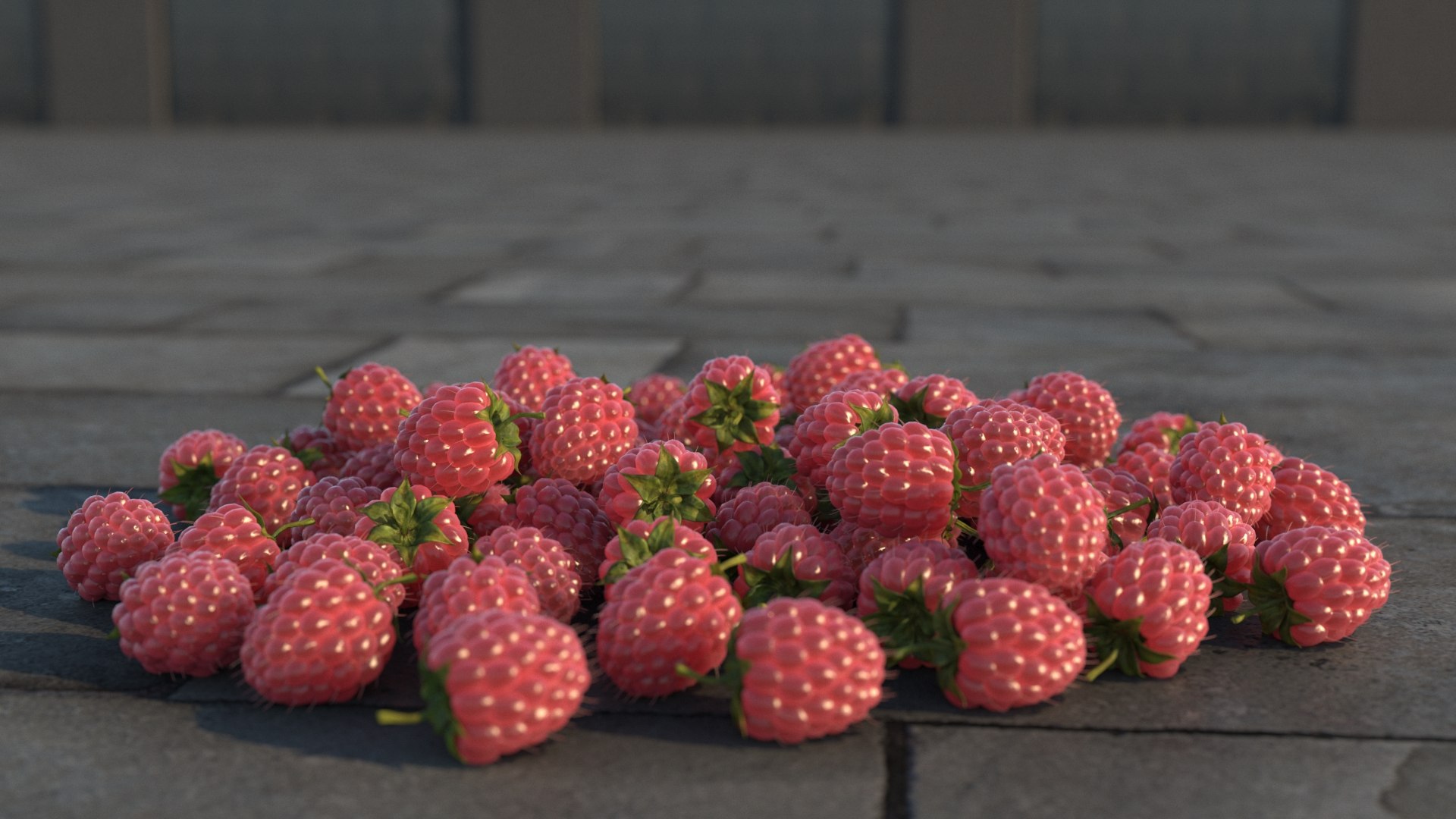 3D Raspberry - TurboSquid 2021705