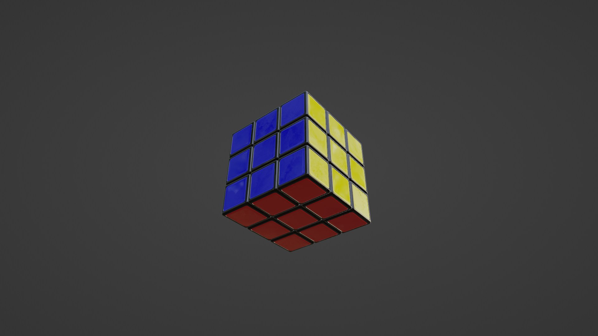 3D Realistic Rubiks Cube - TurboSquid 2226156