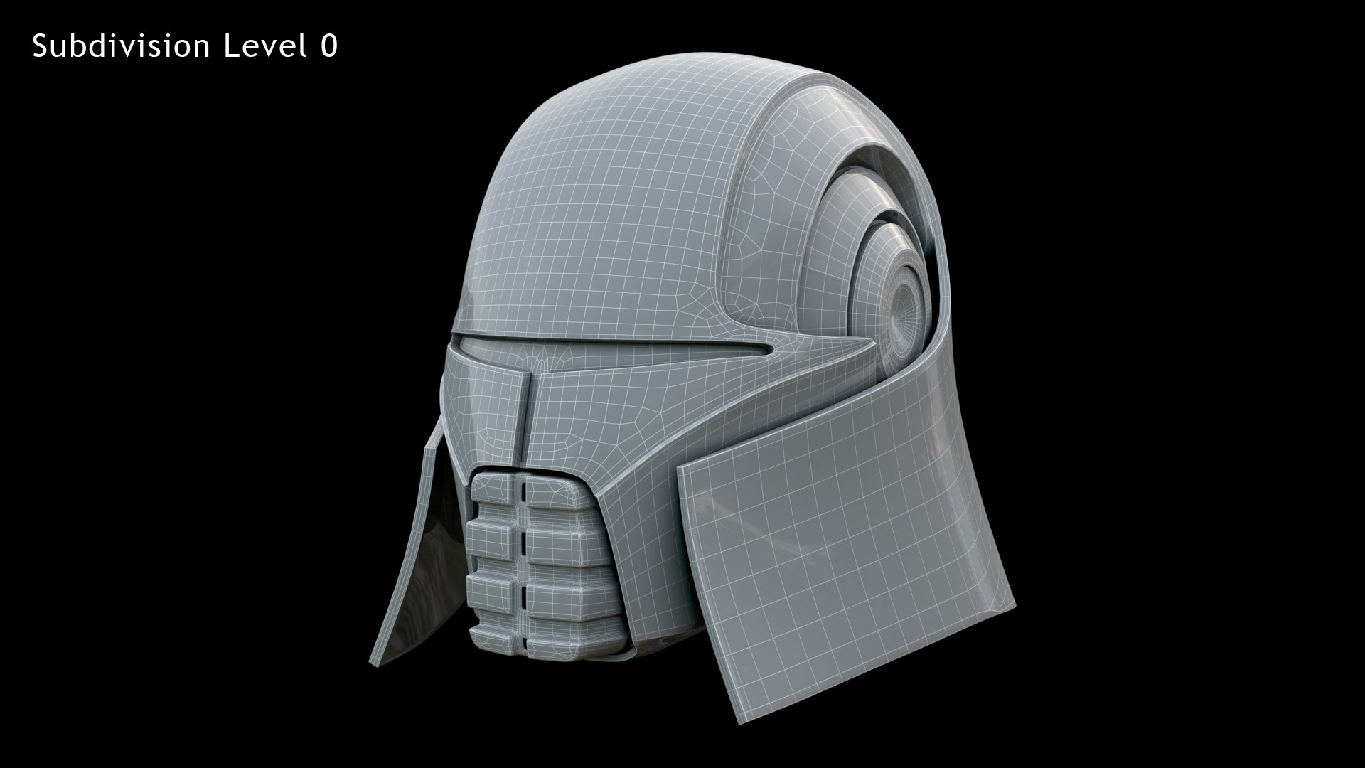 3D Model Starkiller Helmet - TurboSquid 1988333