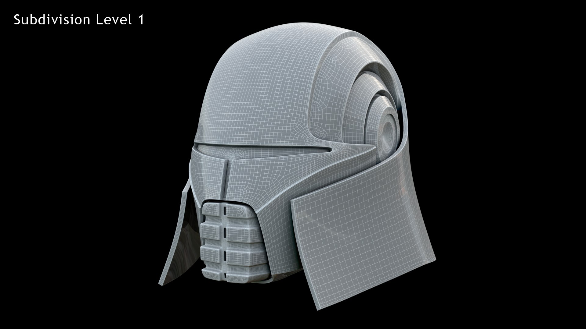 3D Model Starkiller Helmet - TurboSquid 1988333