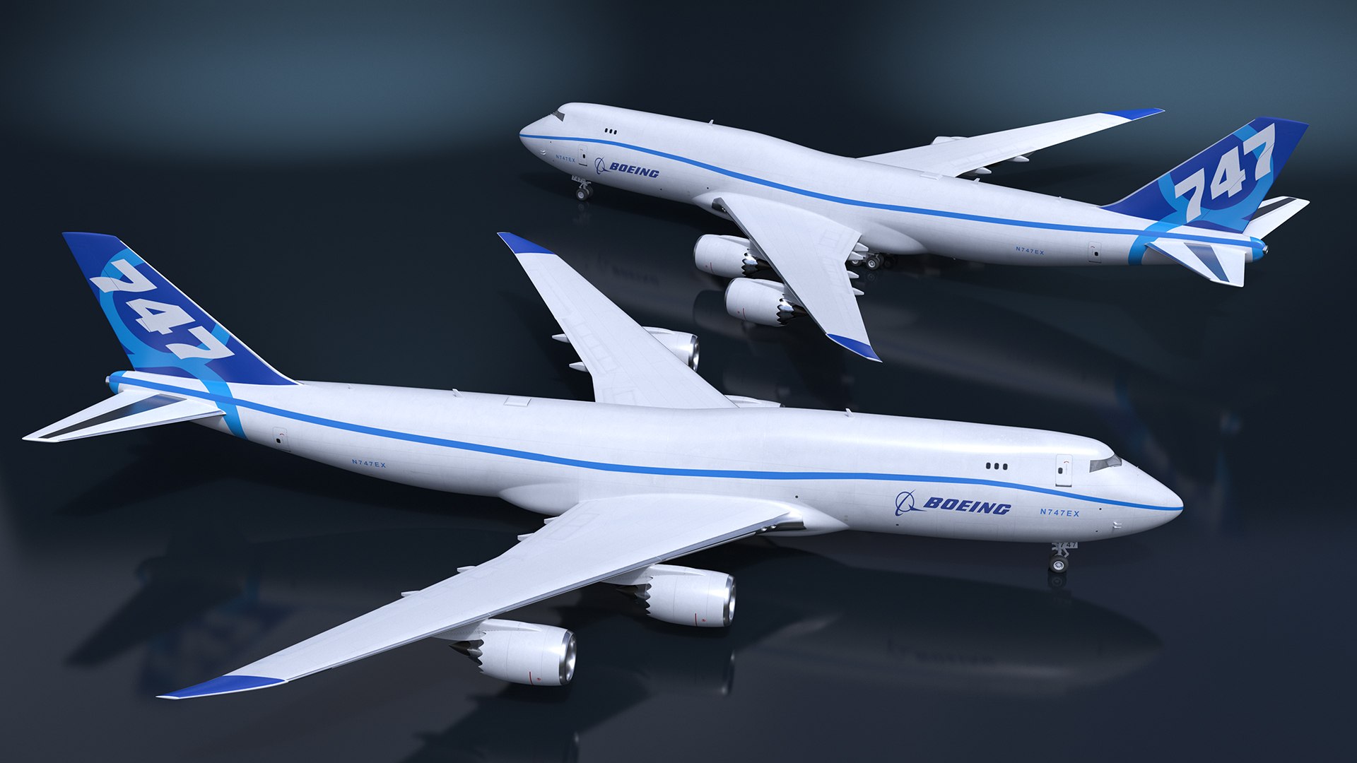 3D Boeing 747-8 Freighter Model - TurboSquid 2371680