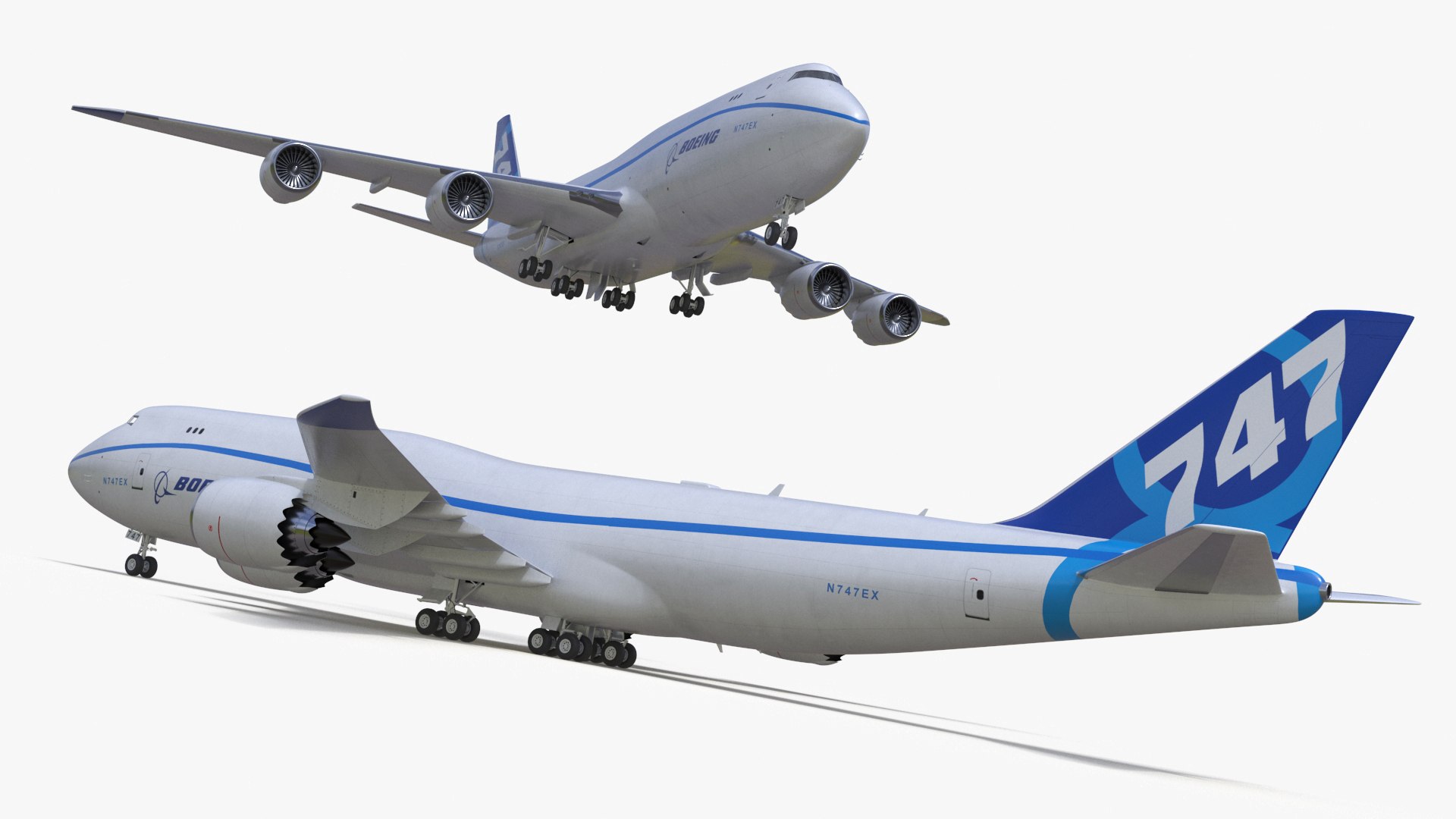 3D Boeing 747-8 Freighter Model - TurboSquid 2371680