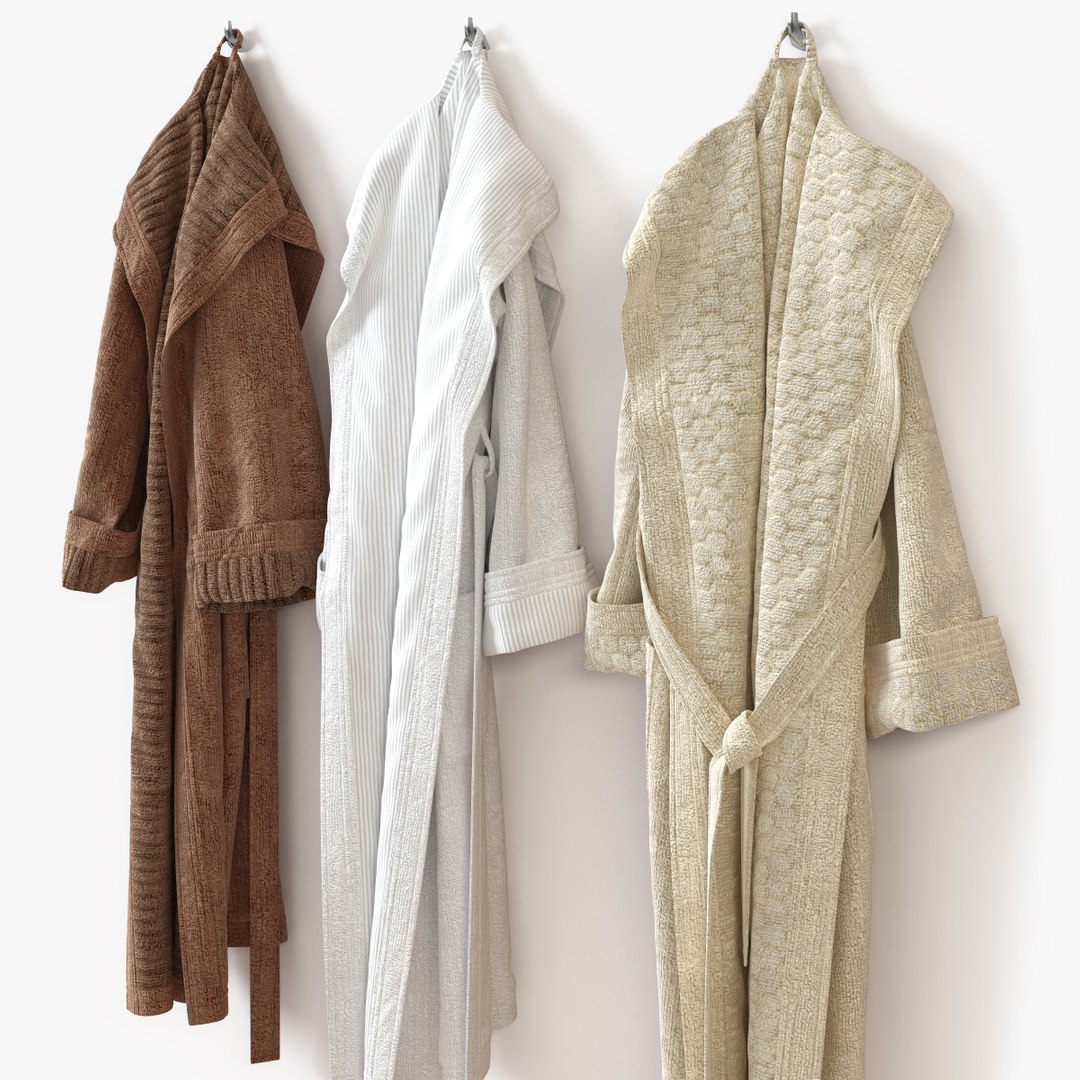 Bathrobe Bath 3d Max