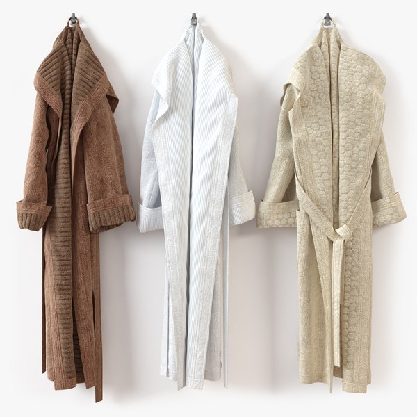 3d model bathrobe bath