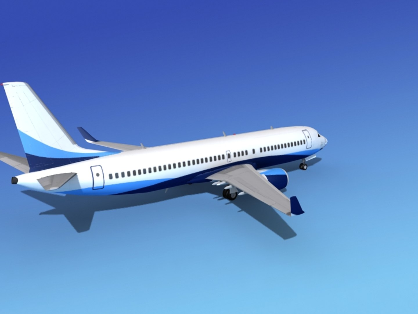 3d Model Boeing 737-800 737