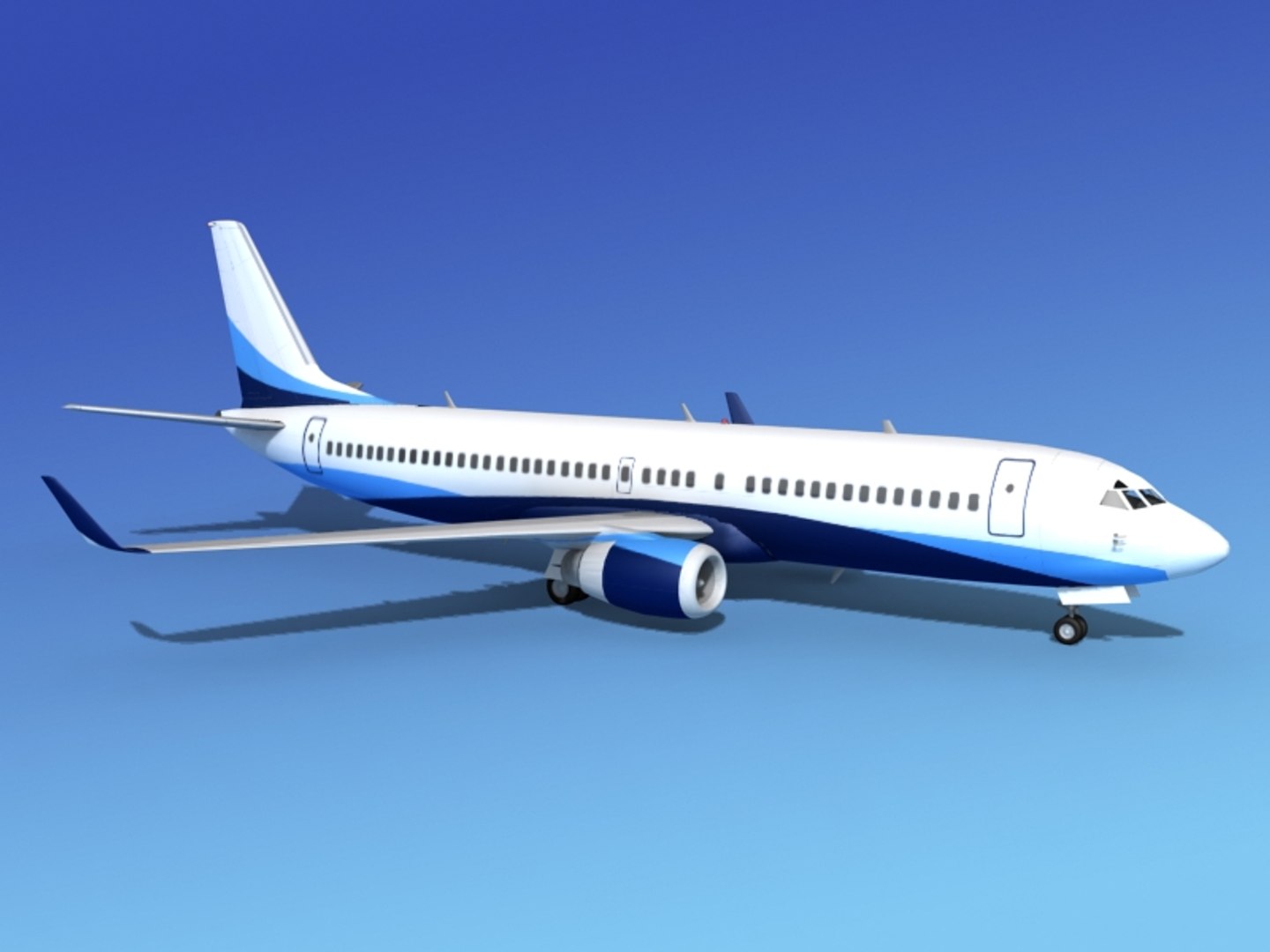 3d Model Boeing 737-800 737