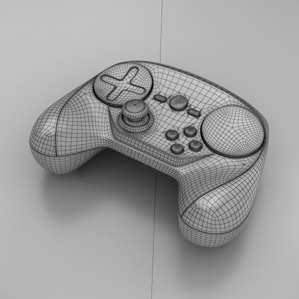 3D steam controller model - TurboSquid 1329119
