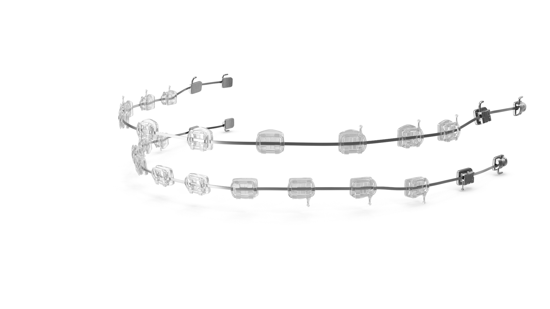 Transparent Dental Braces V04 3D Model - TurboSquid 2195034