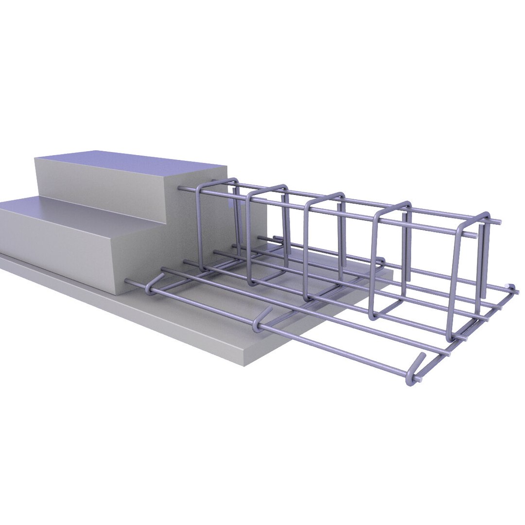 Concrete Footing Foundation Rebar 23 3D Model - TurboSquid 2257204