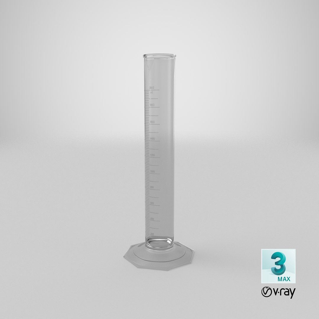 Graduated Cylinder 2L Model - TurboSquid 1978935