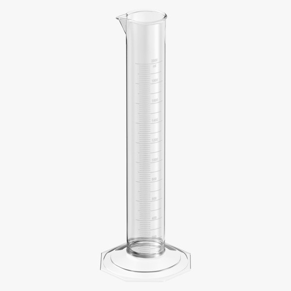 modelo 3d Graduated Cylinder 2L - TurboSquid 1978935