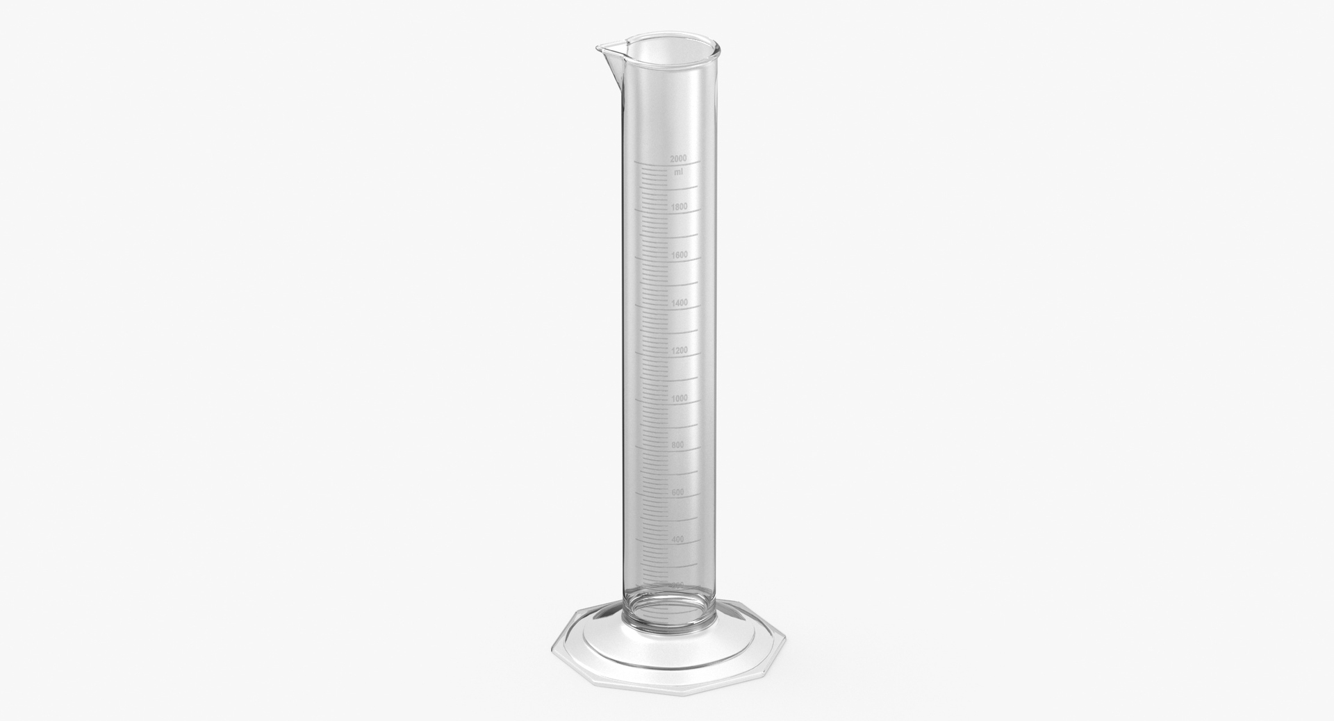 Graduated Cylinder 2L Model - TurboSquid 1978935