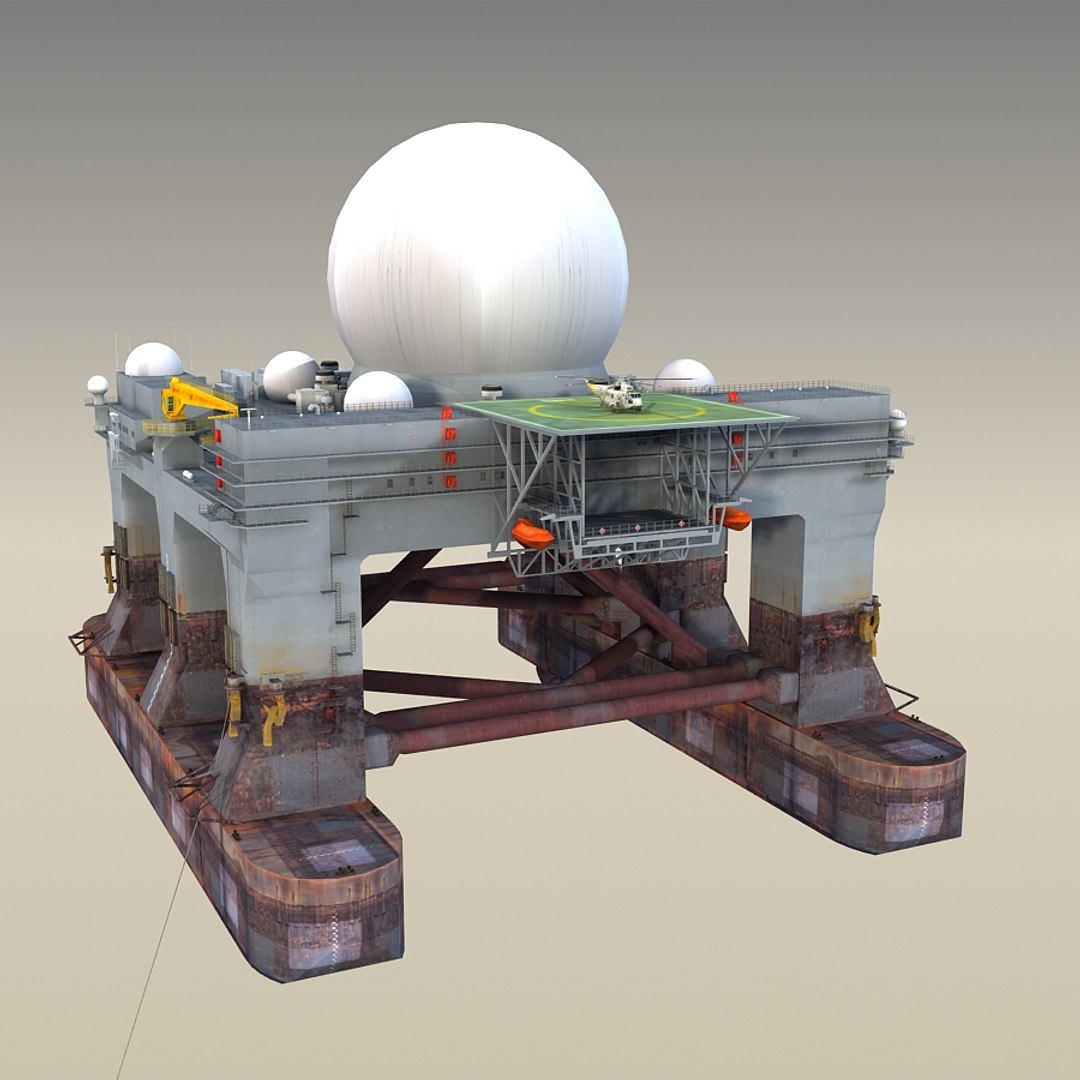 3d Sbx-1 Sea-based X-band Radar