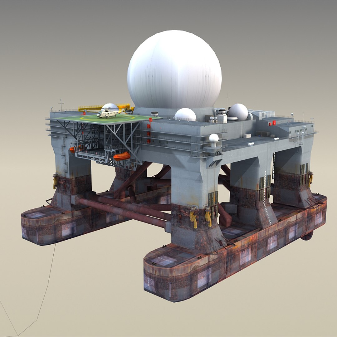 3d Sbx-1 Sea-based X-band Radar