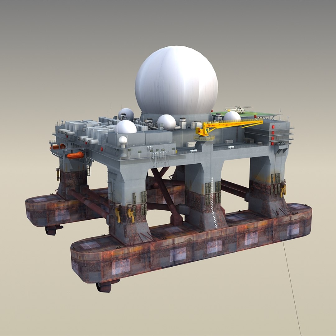 3d Sbx-1 Sea-based X-band Radar