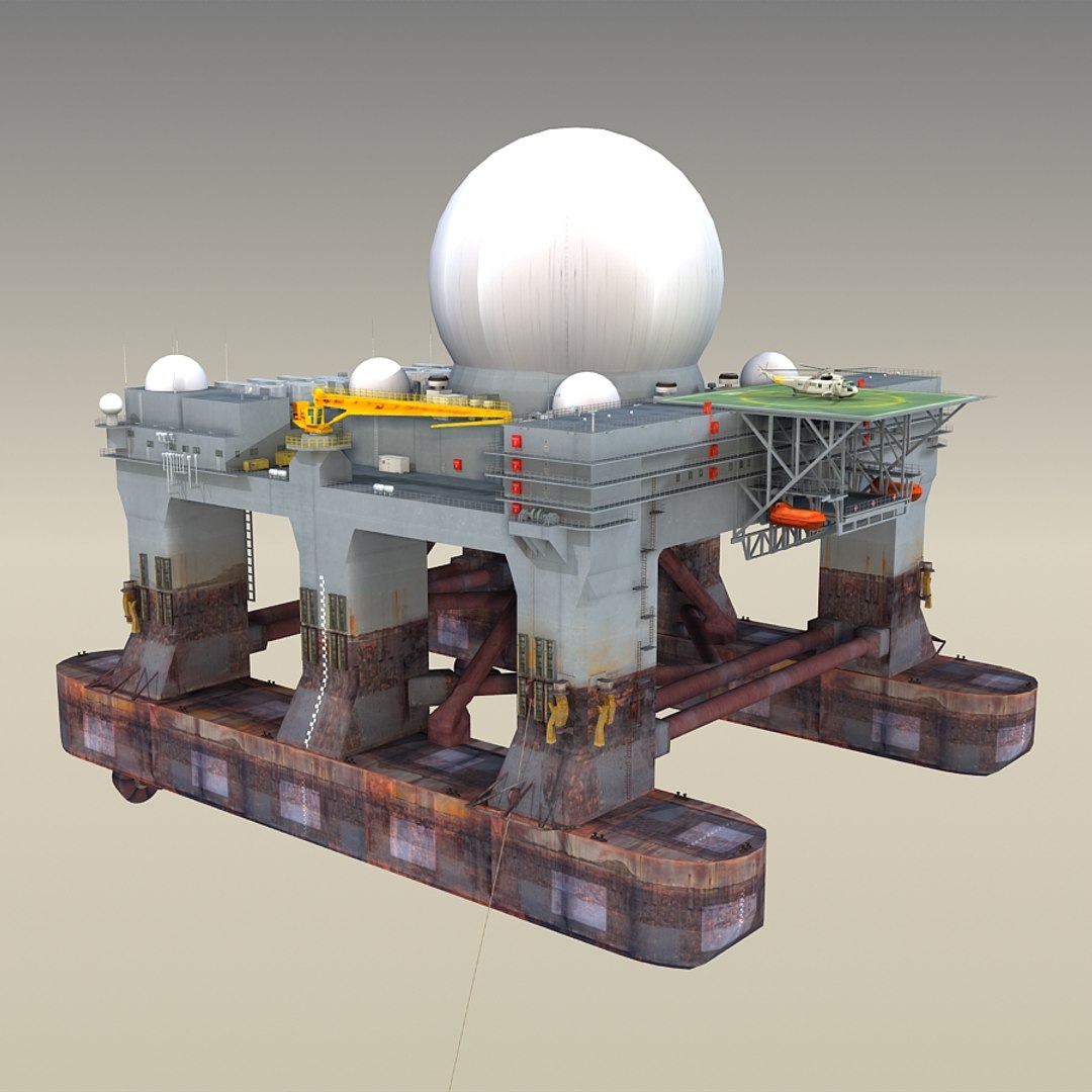 3d Sbx-1 Sea-based X-band Radar