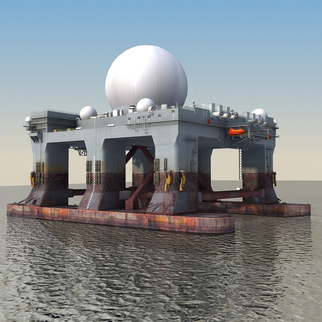 3d Sbx-1 Sea-based X-band Radar