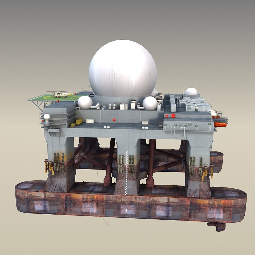 3d Sbx-1 Sea-based X-band Radar
