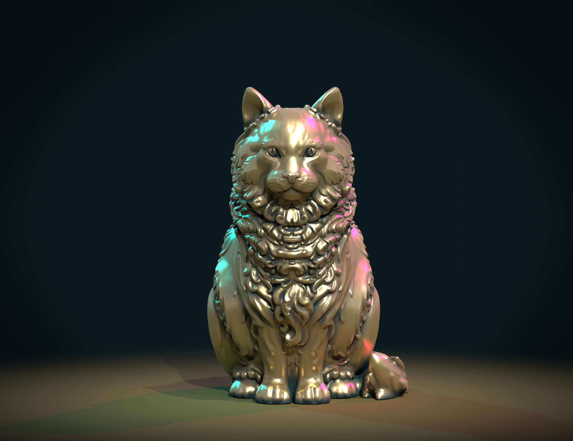 Sitting Cat model - TurboSquid 1731860