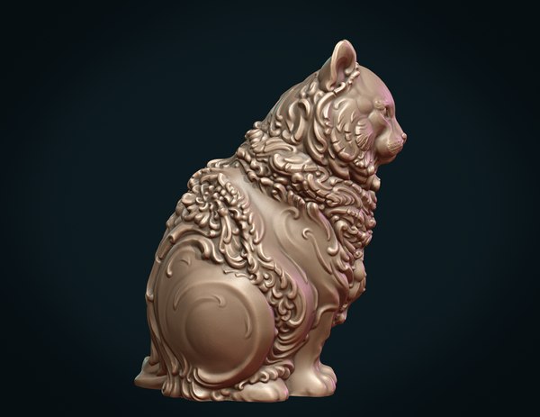 Sitting Cat model - TurboSquid 1731860