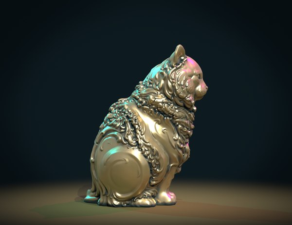 Sitting Cat model - TurboSquid 1731860