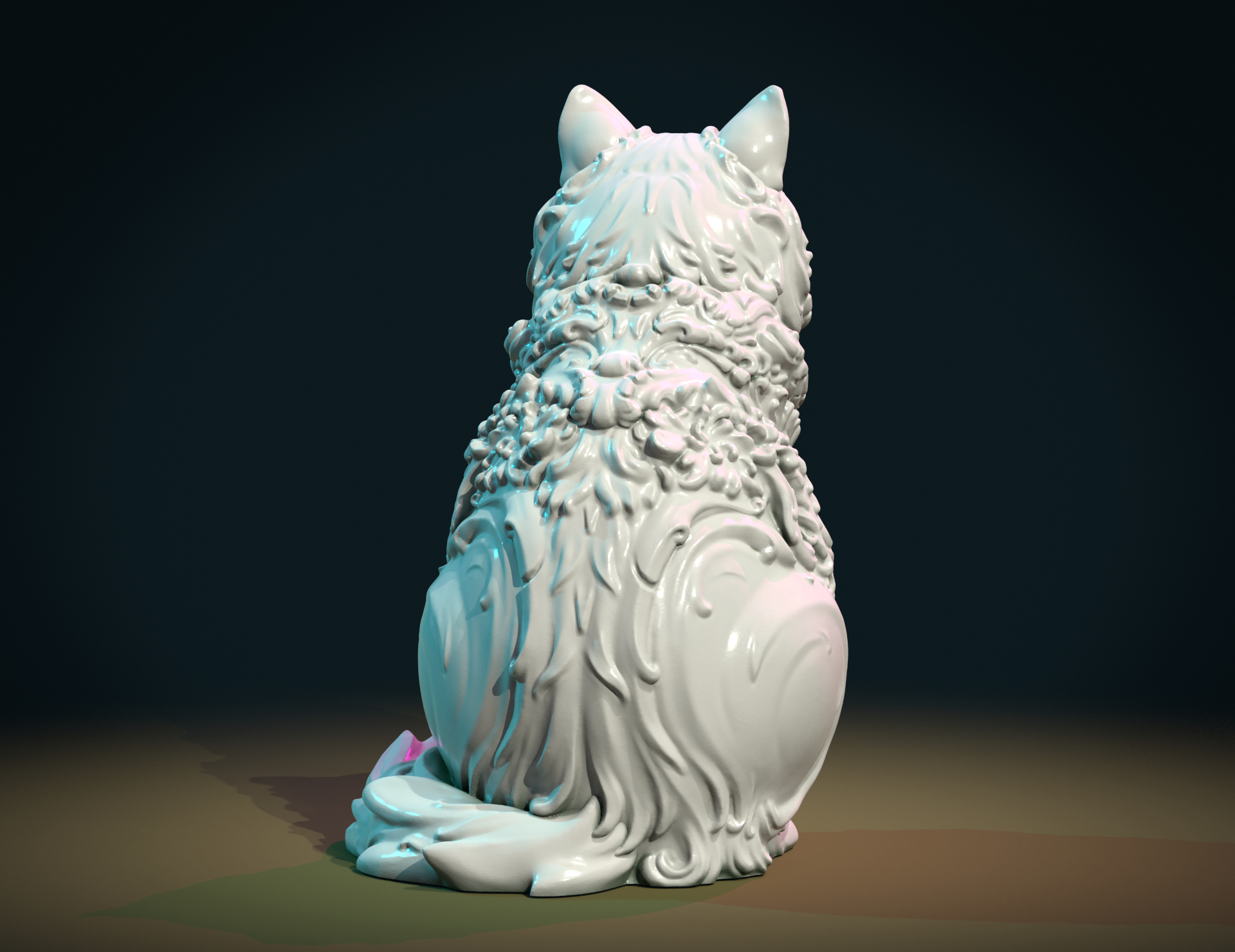 Sitting Cat model - TurboSquid 1731860