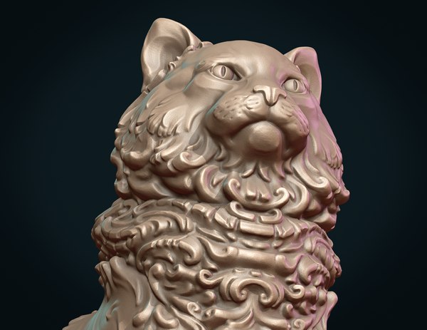Sitting Cat model - TurboSquid 1731860