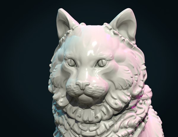 Sitting Cat model - TurboSquid 1731860