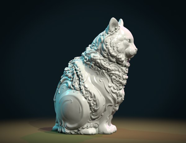 Sitting Cat model - TurboSquid 1731860